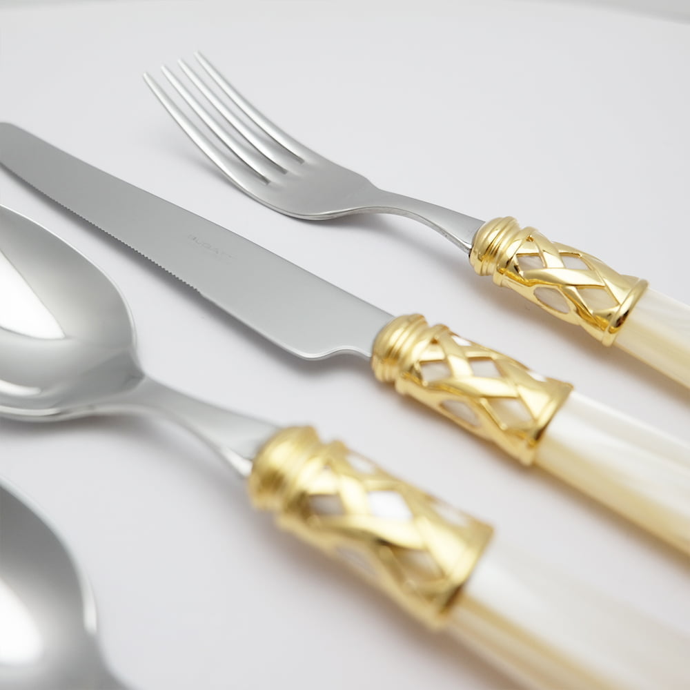 Bugatti 24 Pcs Cutlery Set - Aladdin Dr Ivory - Artelia