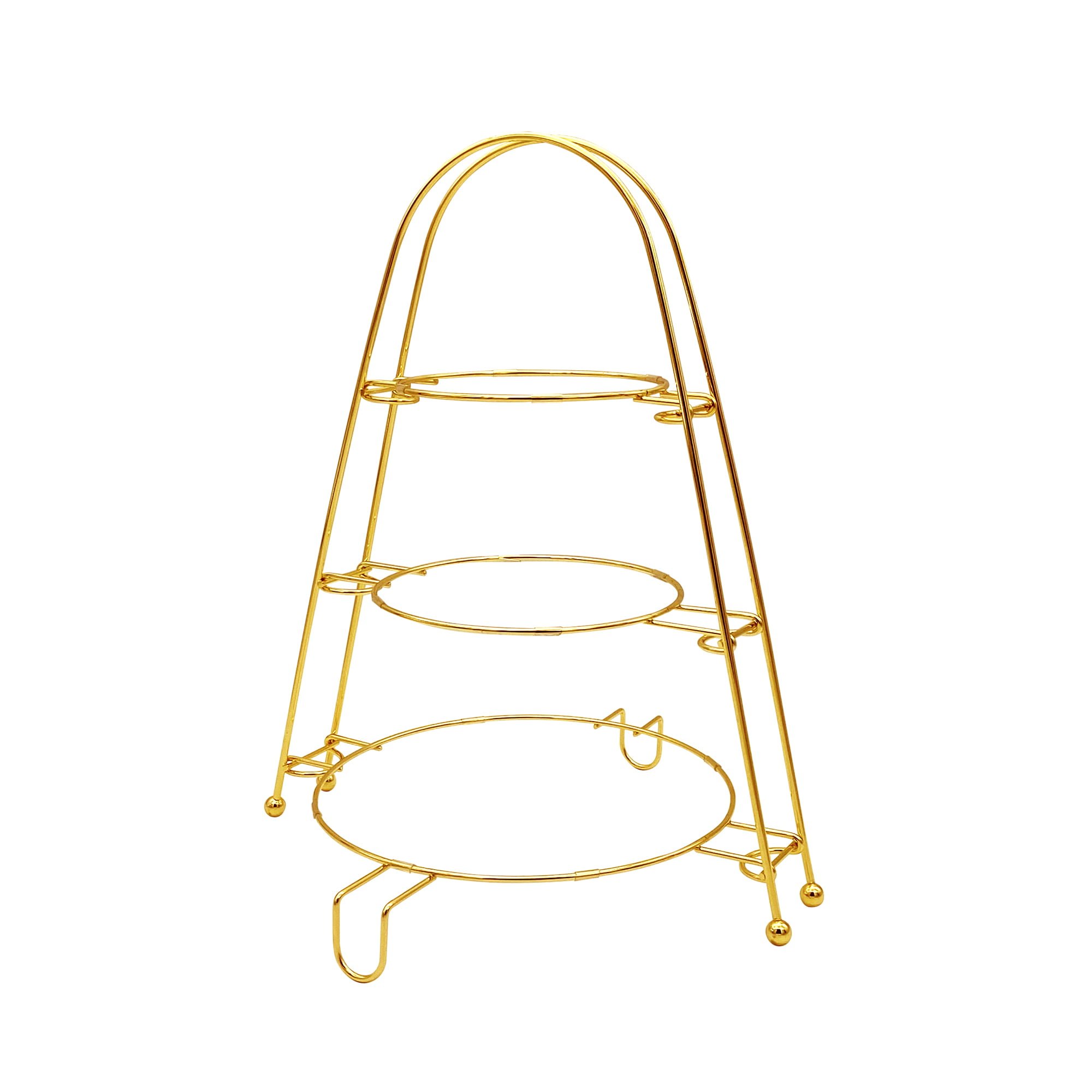 Equinox 3 Tier Cake Stand - Gold Plated - Artelia