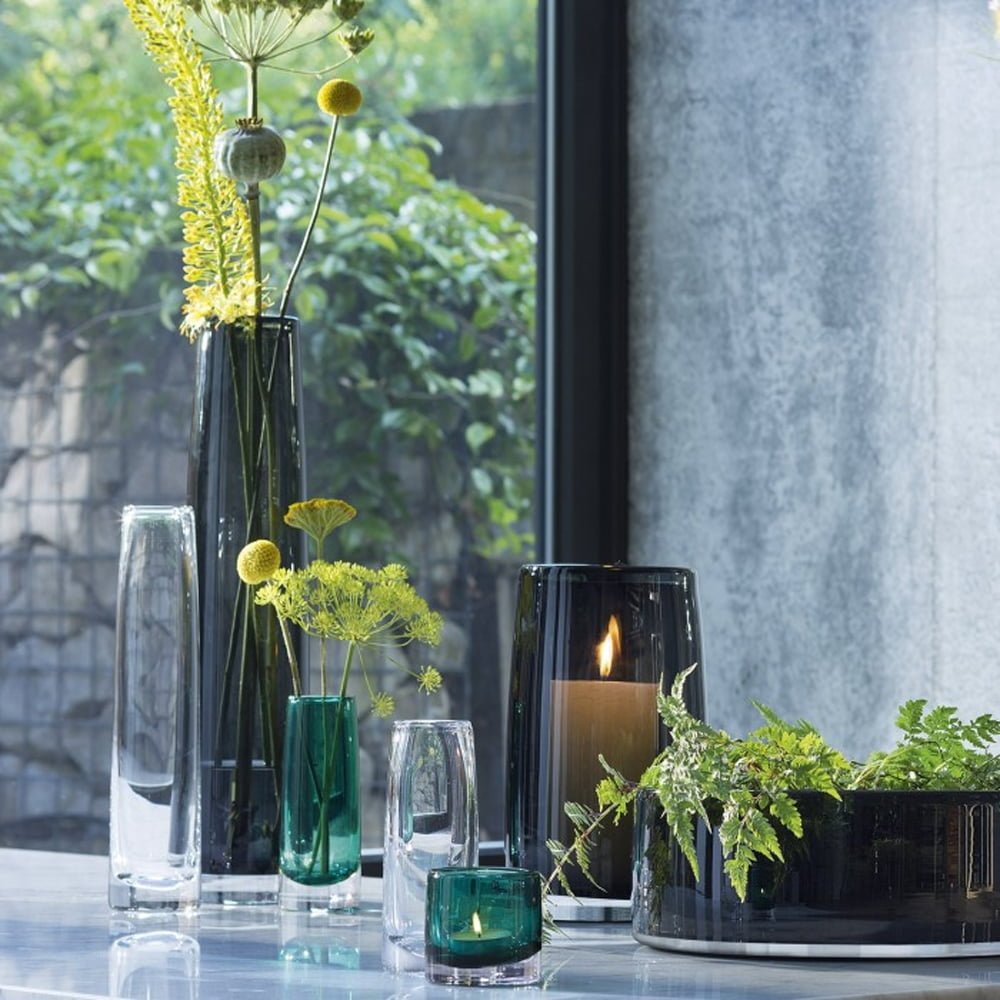 LSA Stems Giant Vase H85Cm Marine Green - Artelia