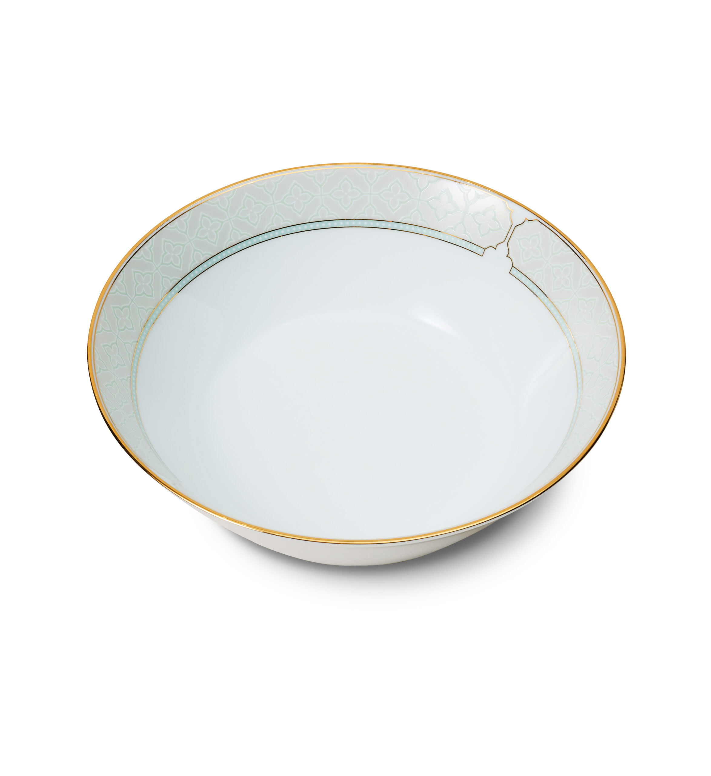 Noritake Round Vegetable- Mayfair Mint - Artelia