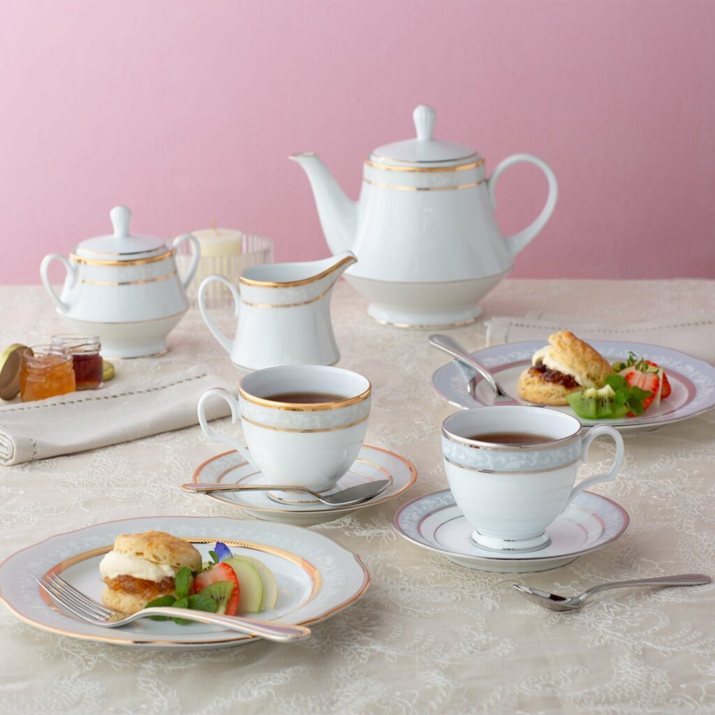 Noritake Fruit Saucer - Brunswick Platinum - Artelia