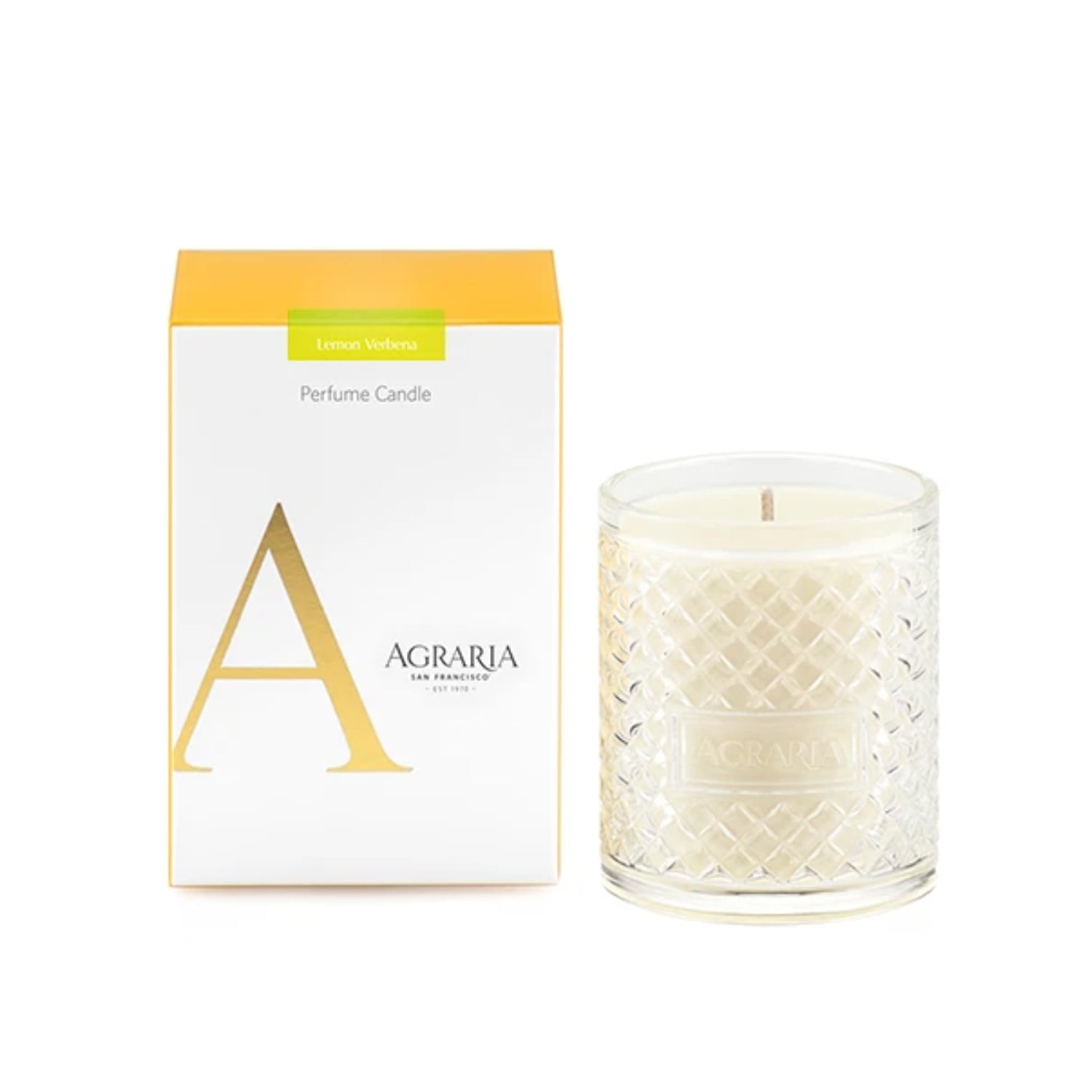 Agraria Scented Crystal Candle Lemon Verbena - Artelia