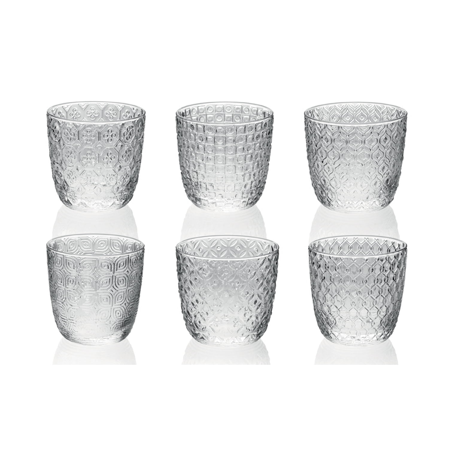 IVV Sixties Set 6 Tumbler-Clear - Artelia
