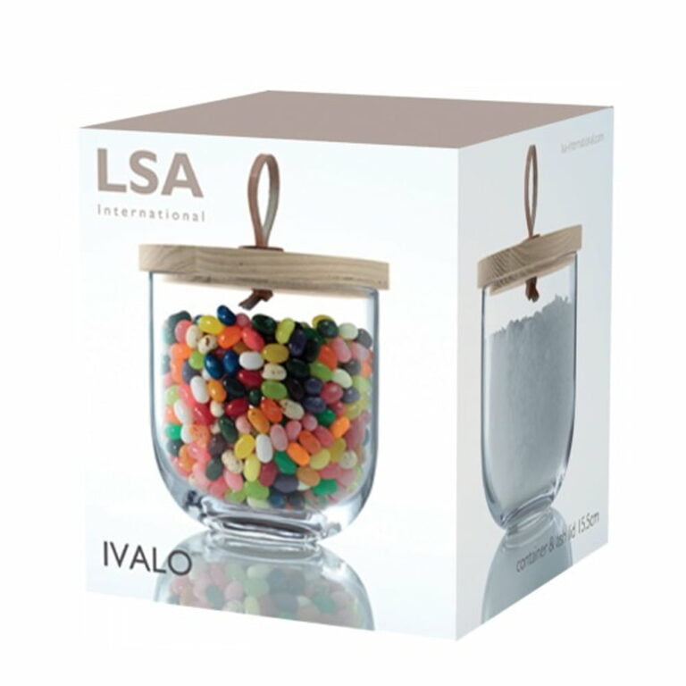 LSA Ivalo Container & Ash Lid Clear - Artelia