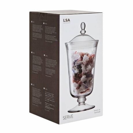 LSA Serve Bonbon Jar H38Cm Clear - Artelia